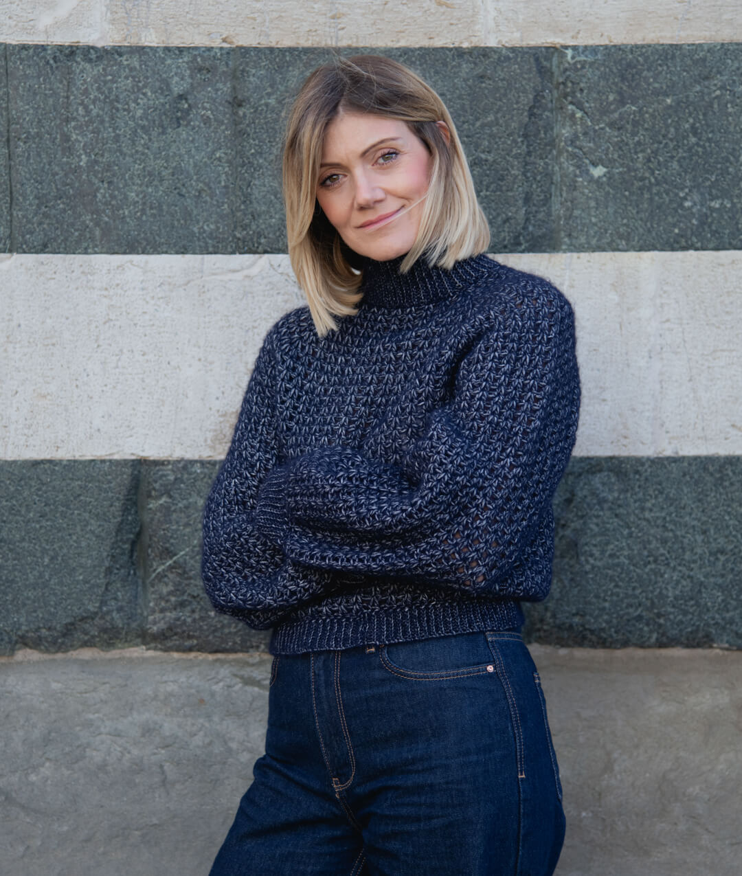 Raven Sweater – Modern Crochet Pullover in AlpaCotton | Bettaknit ...