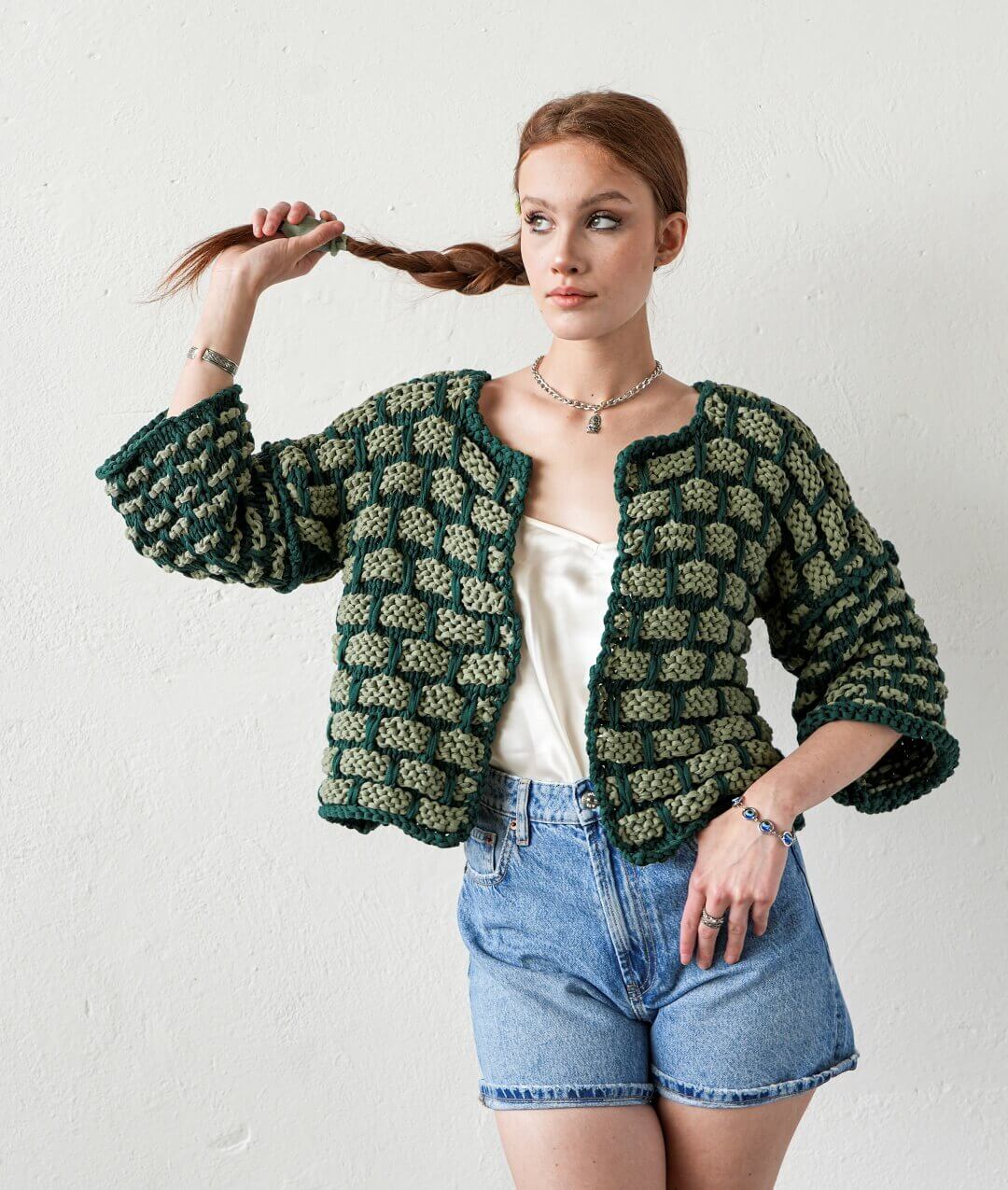Susie Cardi – Free Knitting Pattern Cardigan in Cotton Yarn | Bettaknit ...